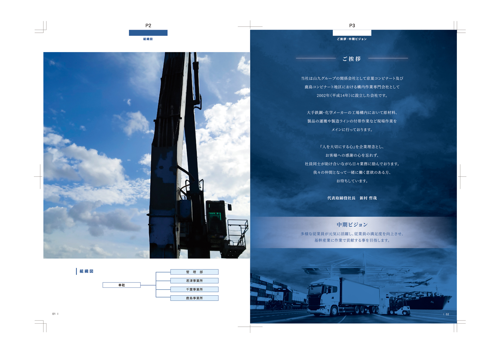 山九東日本サービス株式会社様の会社案内を制作いたしました。 | アイデザインファクトリー | 千葉県木更津市のWEB制作・システム開発・広告 ...